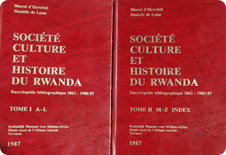 Société, Culture et Histoire du Rwanda - Encyclopédie bibliographique